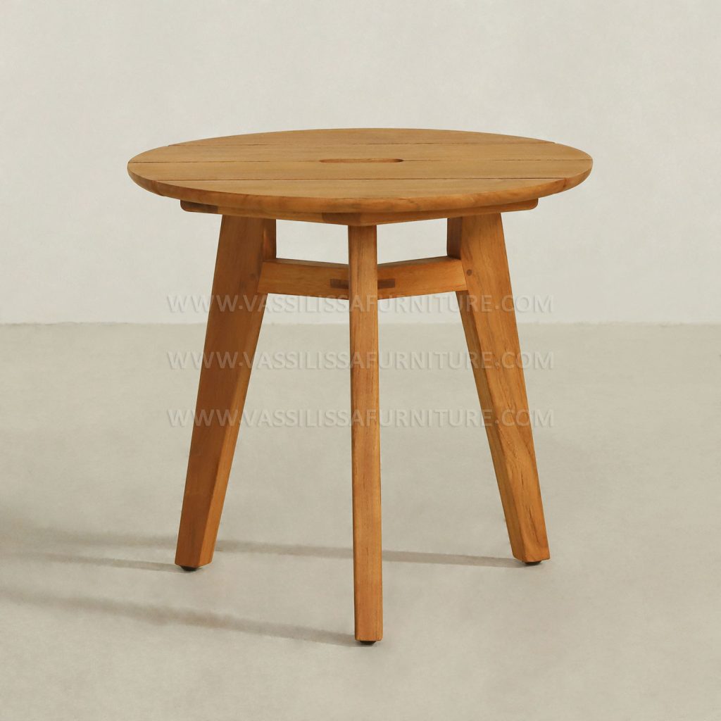 Davanka Square Chaise Side Table Indonesia Teak Furniture