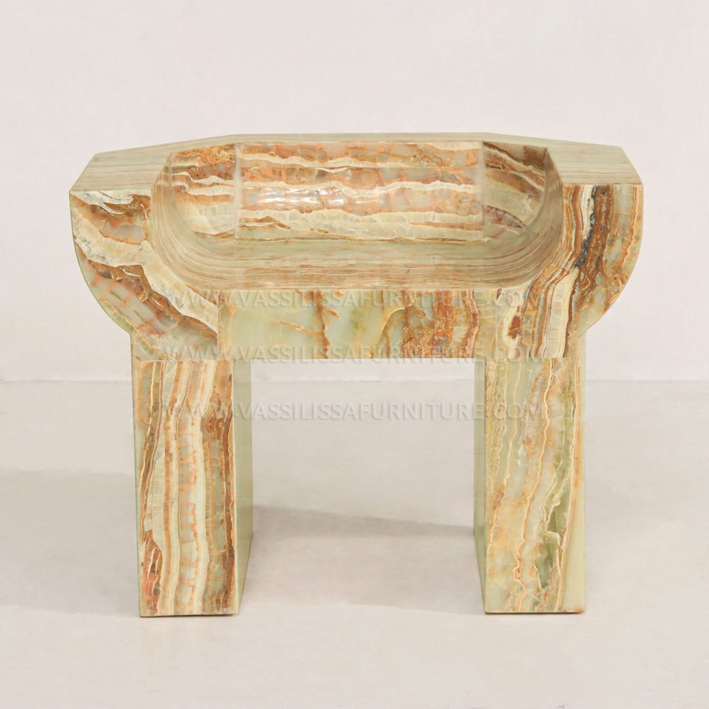 Curial Chair Marble | Vassilissa Furniture