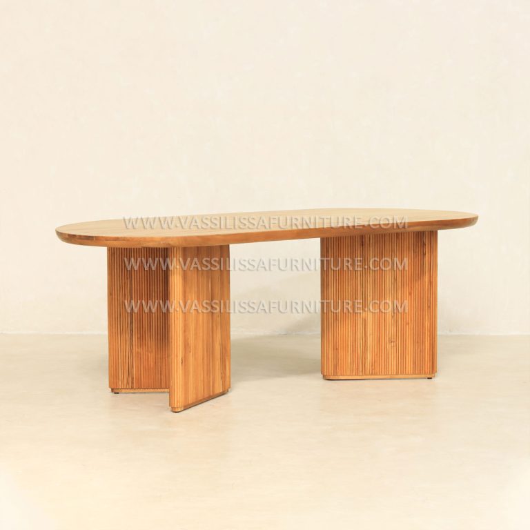 Tambour Library Table | Vassilissa Furniture